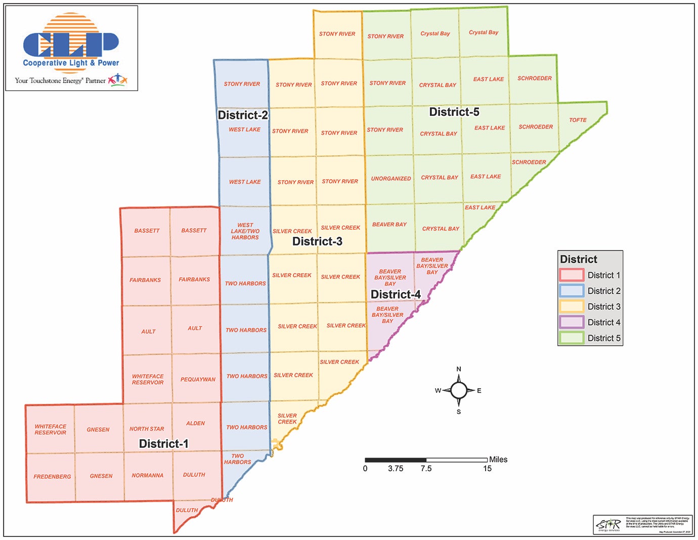 District Maps | Cooperative Light & Power